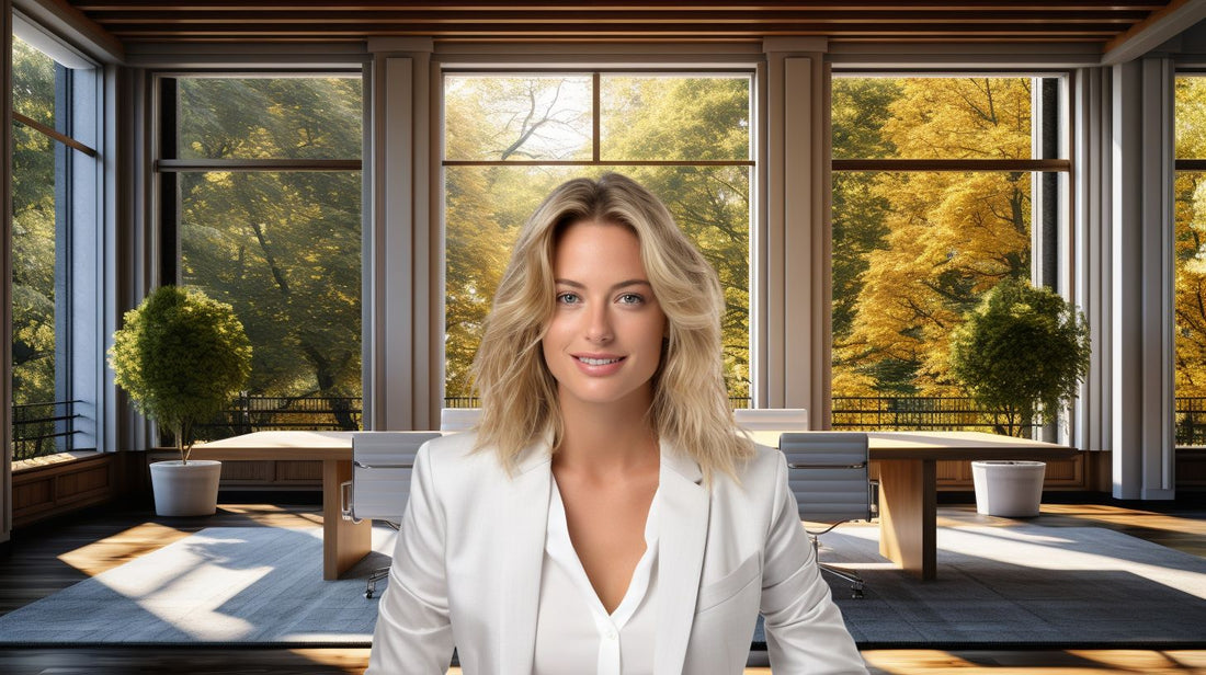 Opulent Mansion Meeting Space with Fall Views - Virtual Background Ima ...